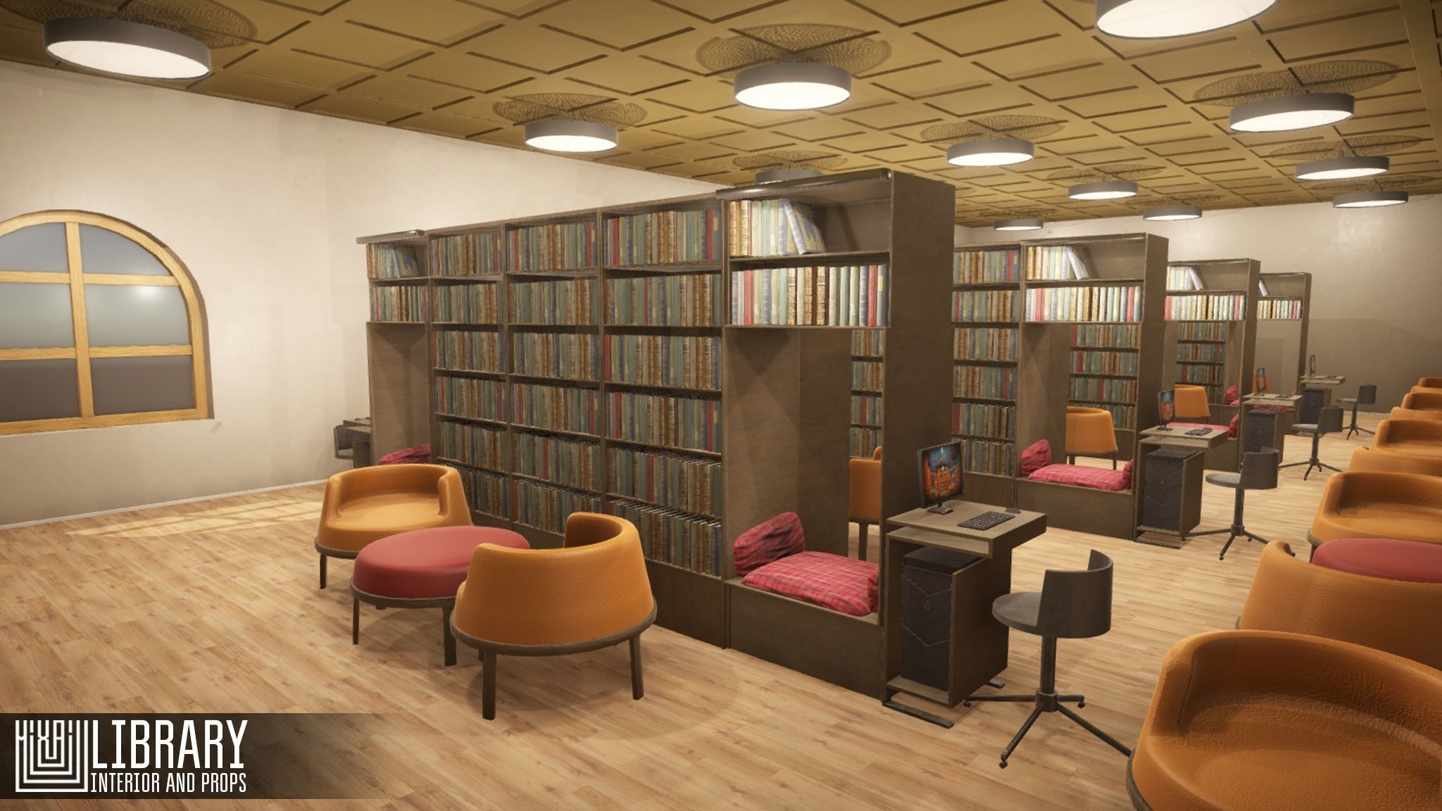 3D model Library - interior and props VR / AR / low-poly | CGTrader