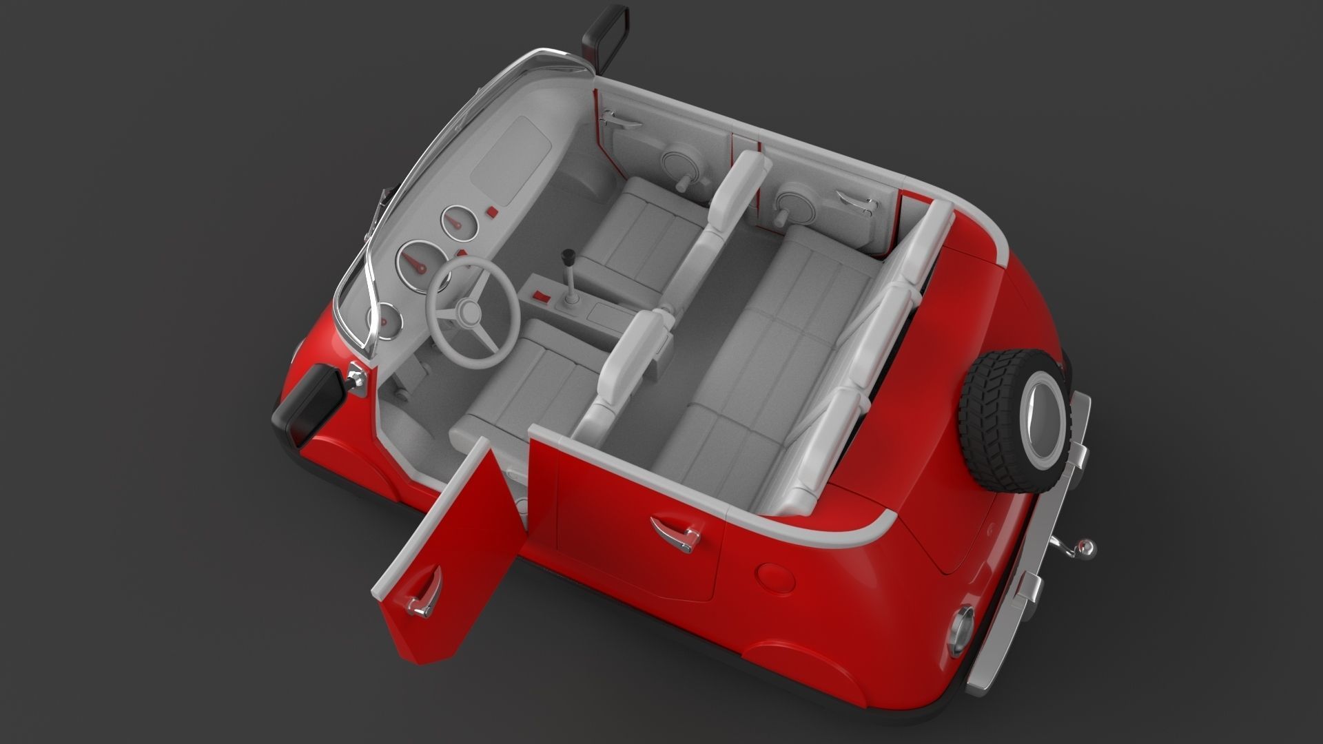 3D model Cartoon Car 3D model | CGTrader