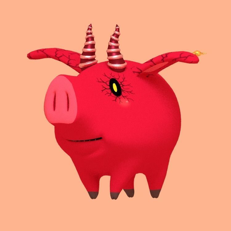 3D model Demon Hawk VR / AR / low-poly rigged | CGTrader