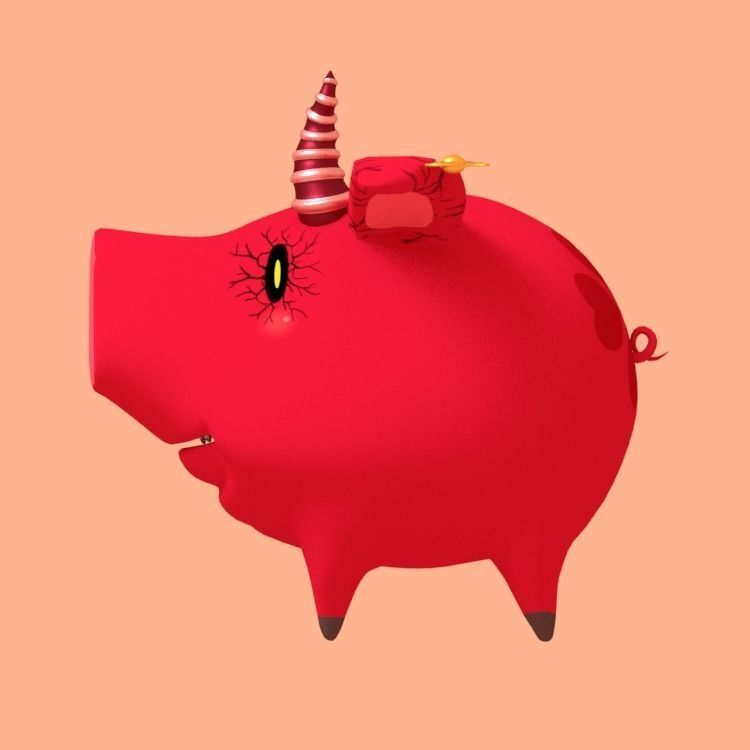 3D model Demon Hawk VR / AR / low-poly rigged | CGTrader