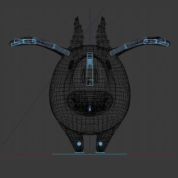 3D model Demon Hawk VR / AR / low-poly rigged | CGTrader