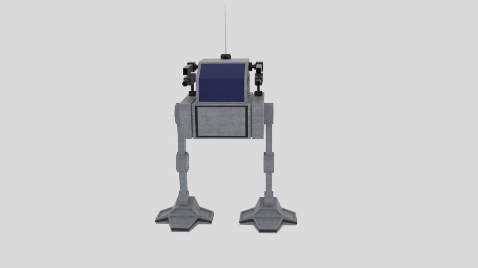 Squaremech at t robot 3D model | CGTrader