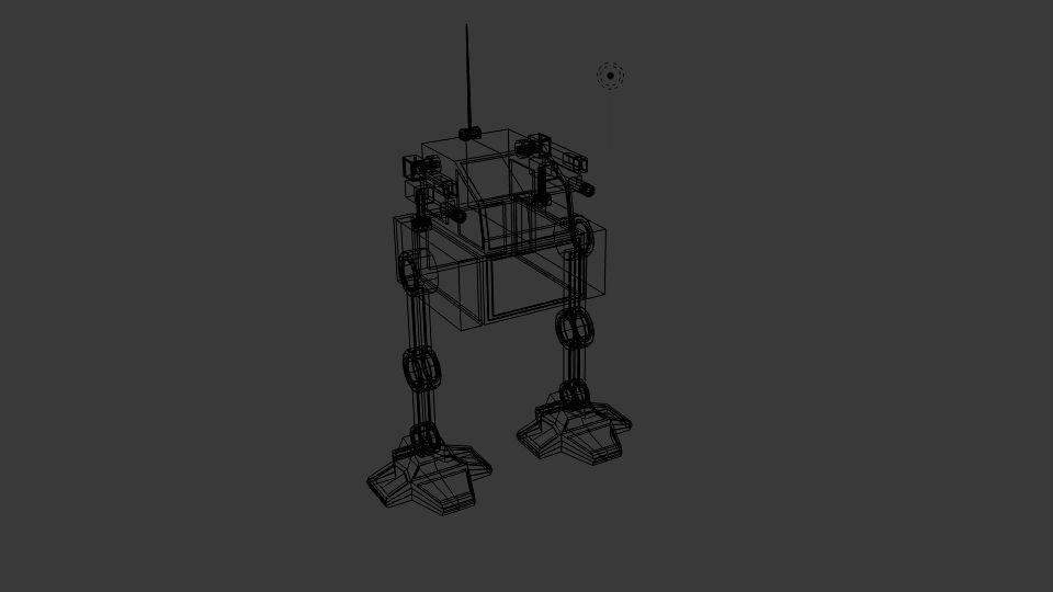 Squaremech at t robot 3D model | CGTrader