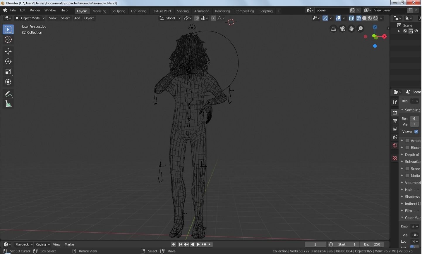 Ayuwoki Michael Jackson 3D model rigged | CGTrader