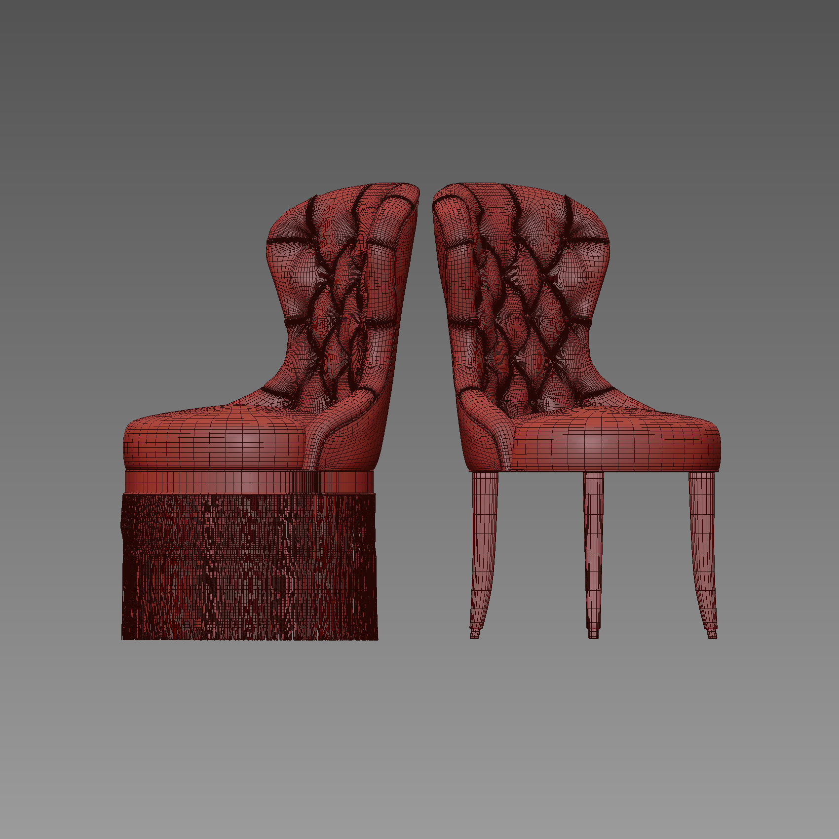 Giorno chairs Rugiano 3D model | CGTrader