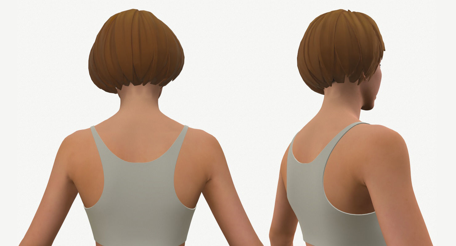 3D model Character - Female Body Base VR / AR / low-poly | CGTrader