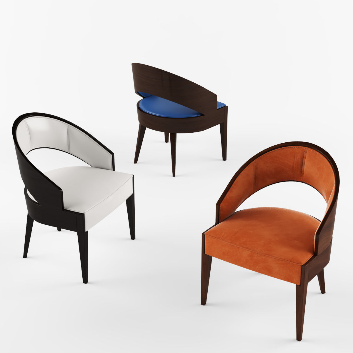 Selva Peggy chair free 3D model | CGTrader