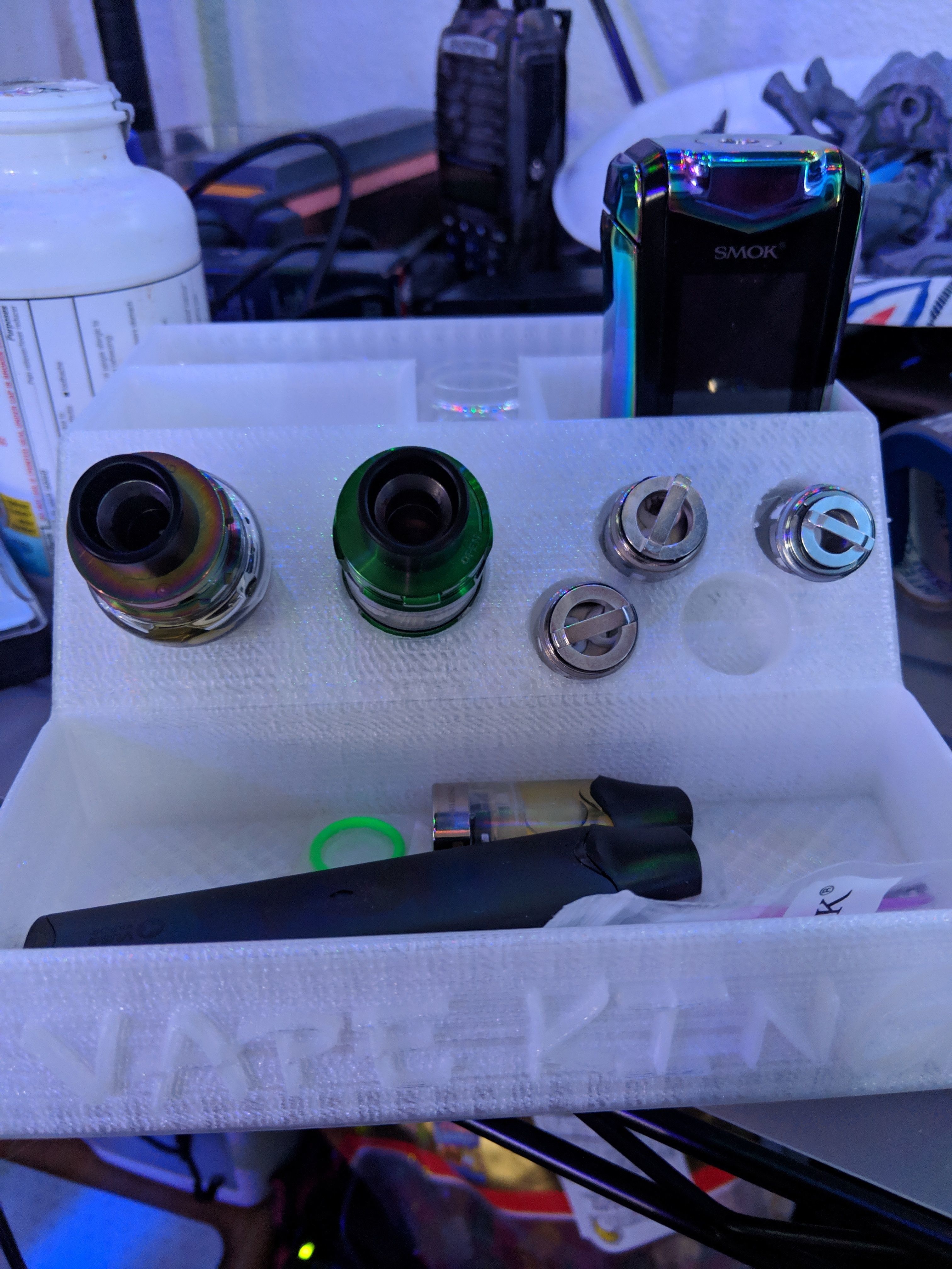 Vape King mod organizer 3D model 3D printable | CGTrader