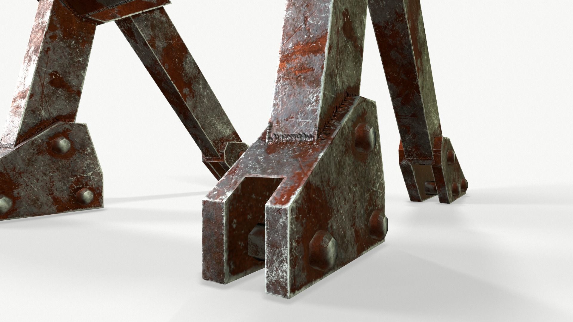 3D model Baffer Stop VR / AR / low-poly | CGTrader