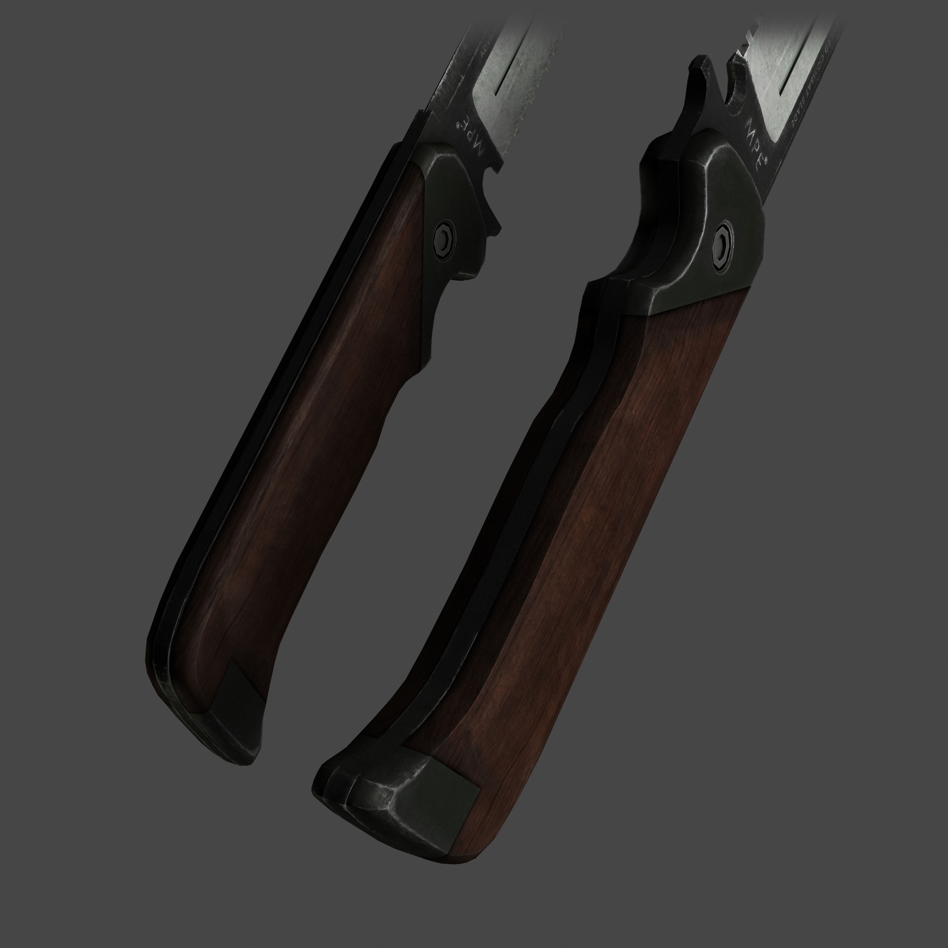 3D model ACB-90 Advanced Combat Blade 90 VR / AR / low-poly | CGTrader