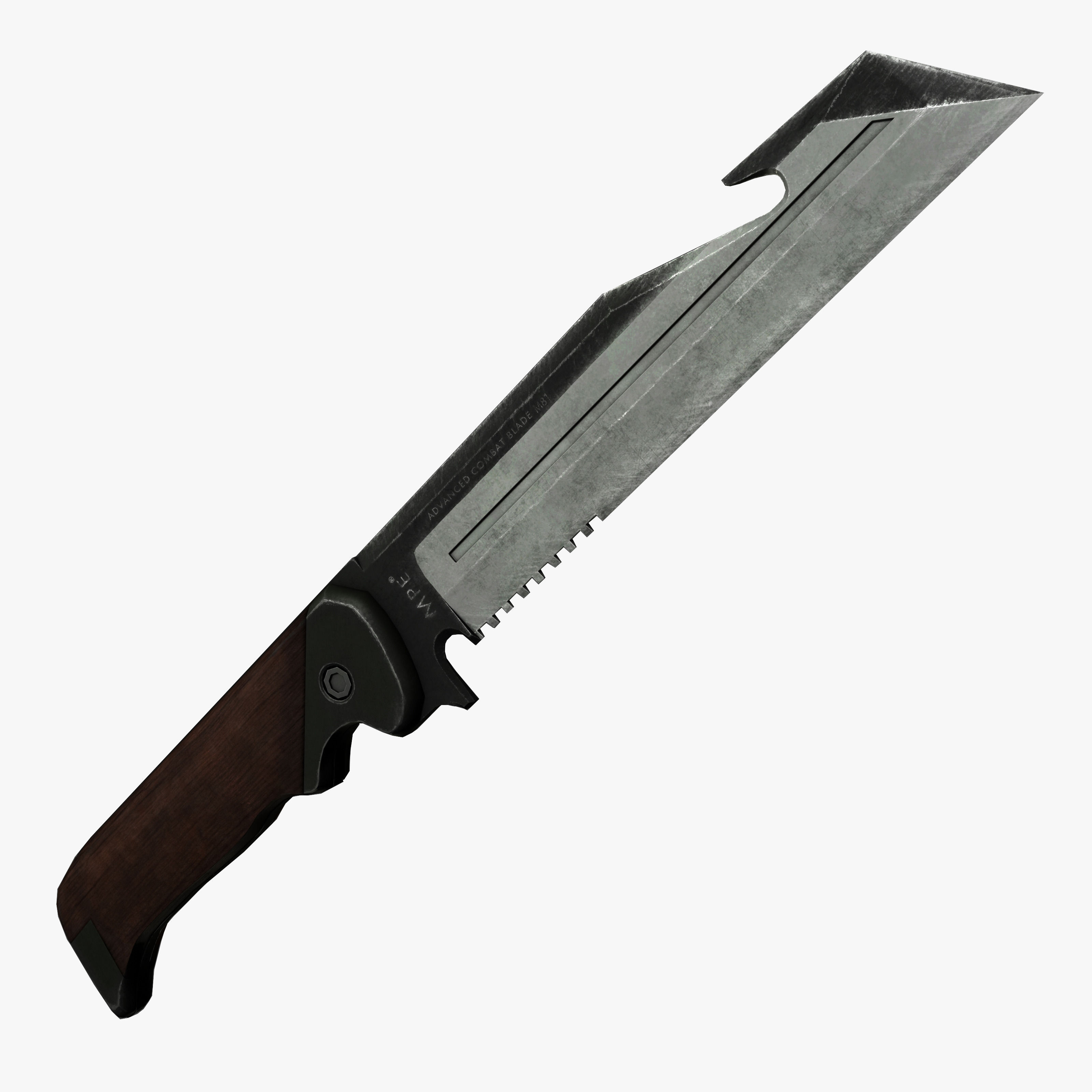 3D model ACB-90 Advanced Combat Blade 90 VR / AR / low-poly | CGTrader