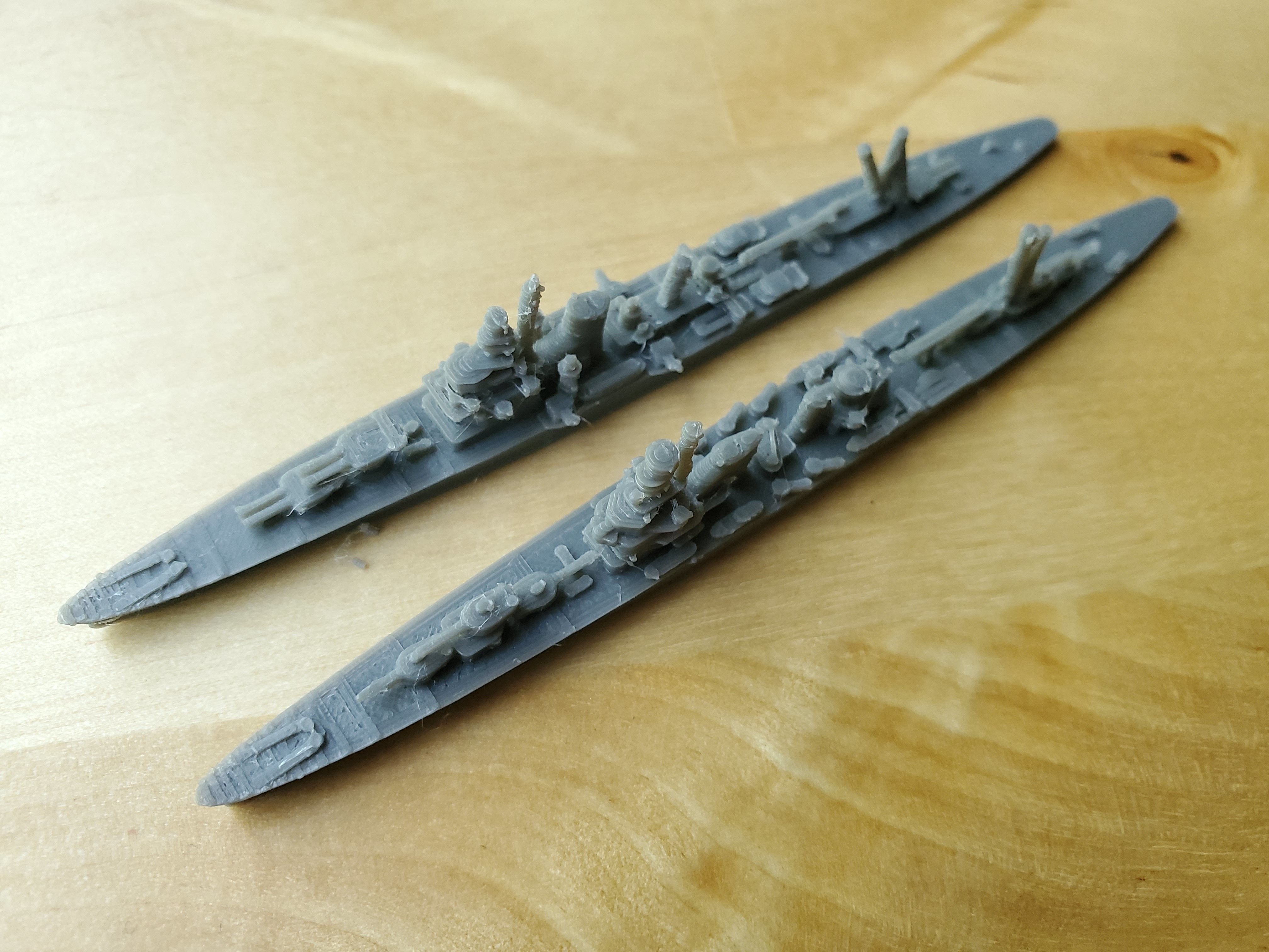 Japanese Furutaka Class Cruiser Warship 3D model 3D printable | CGTrader