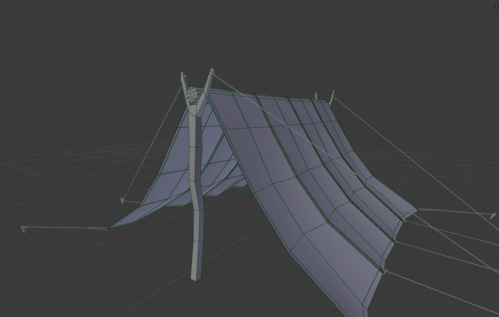 3D model Medieval Tent - Low Poly 3D Model VR / AR / low-poly | CGTrader