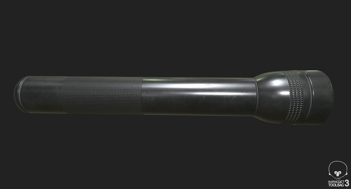 3D model Flashlight VR / AR / low-poly | CGTrader