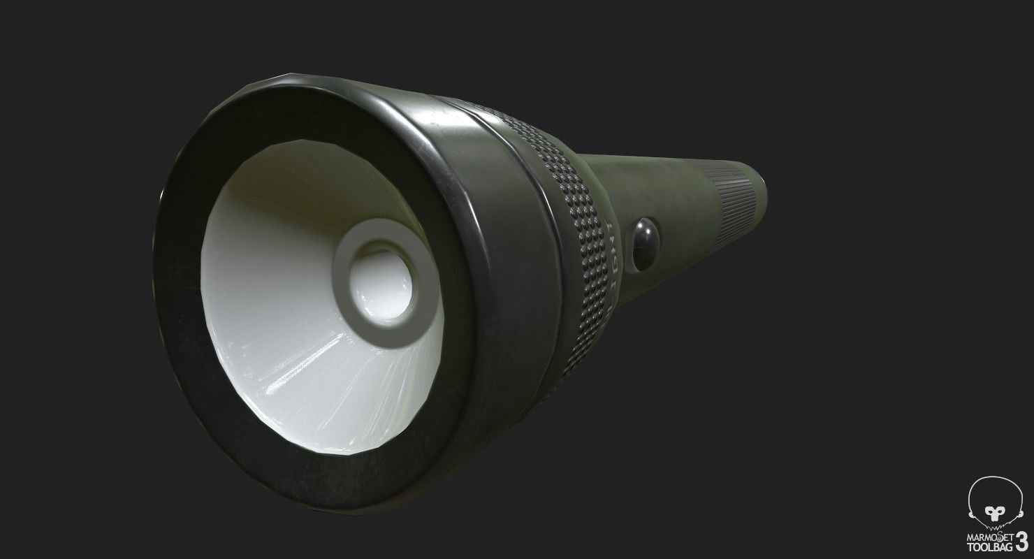 3D model Flashlight VR / AR / low-poly | CGTrader
