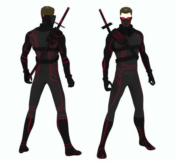 Model ninja avengers warrior 3D model | CGTrader