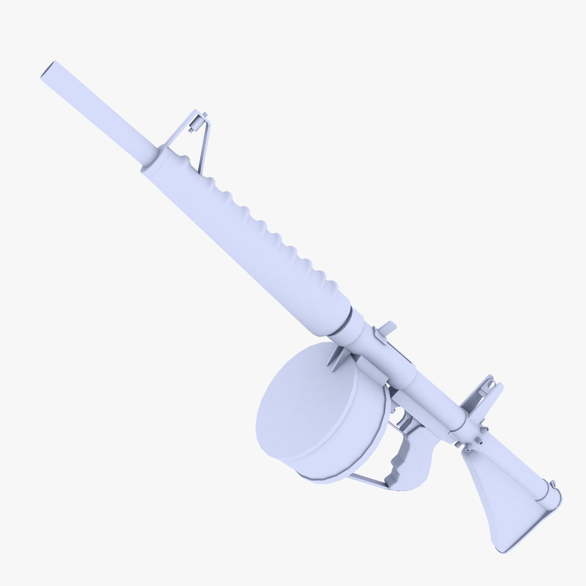 3D model AA2 Atchisson 2 assault shotgun VR / AR / low-poly | CGTrader