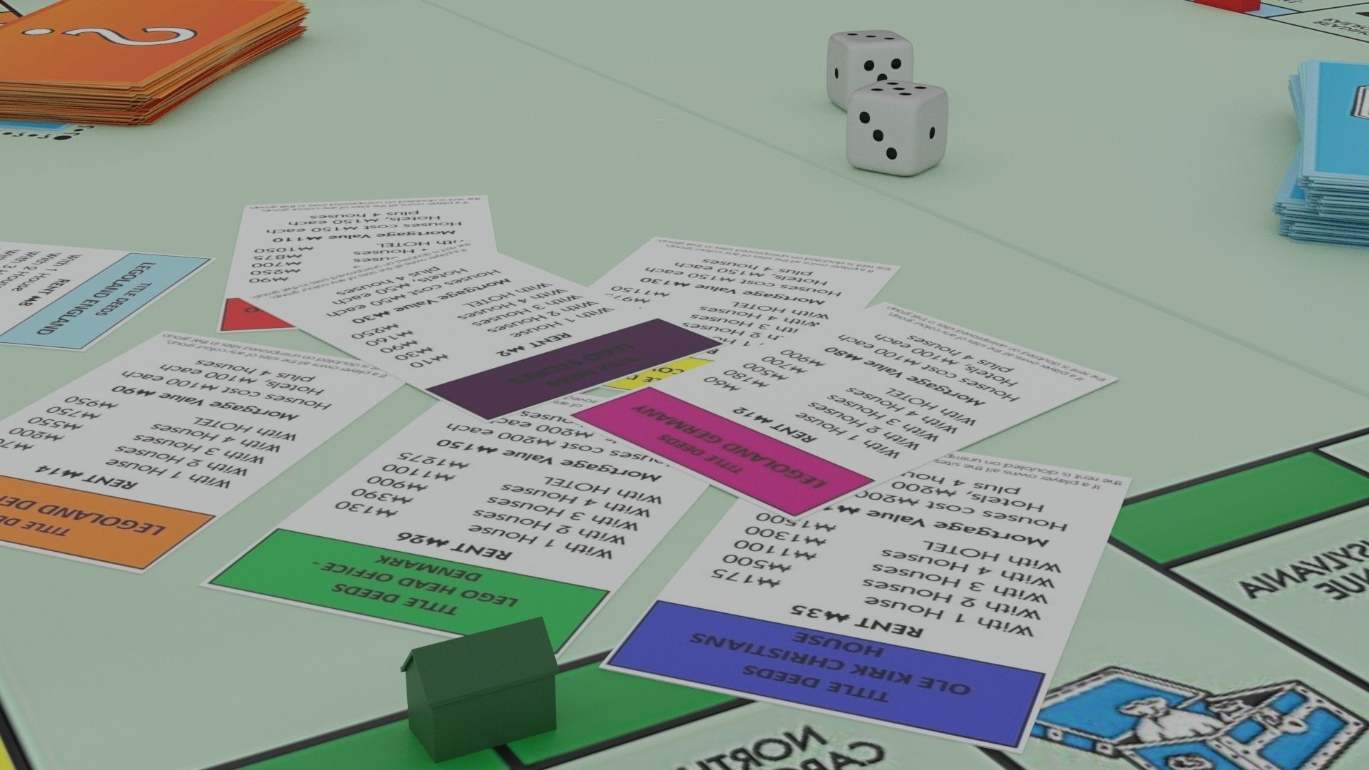 3D model Monopoly Game Table VR / AR / low-poly | CGTrader