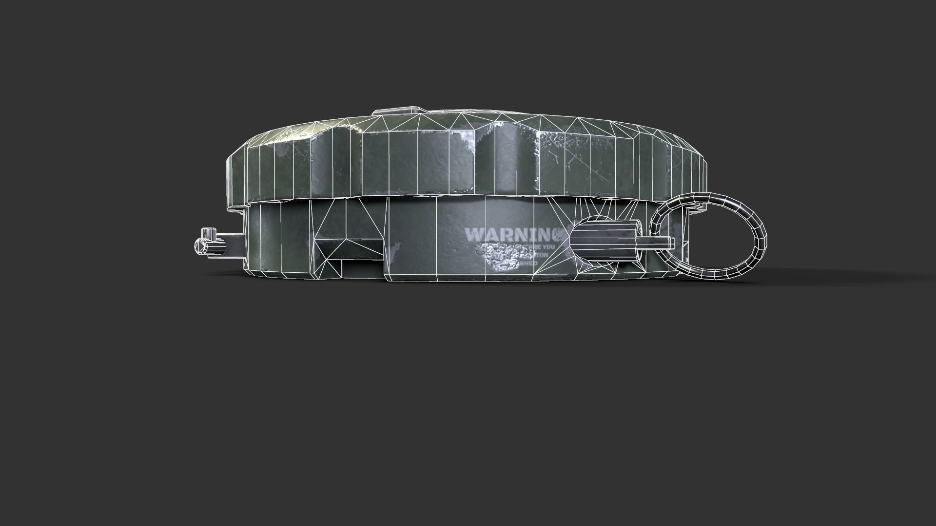 3D model Sci-fi landmine VR / AR / low-poly | CGTrader