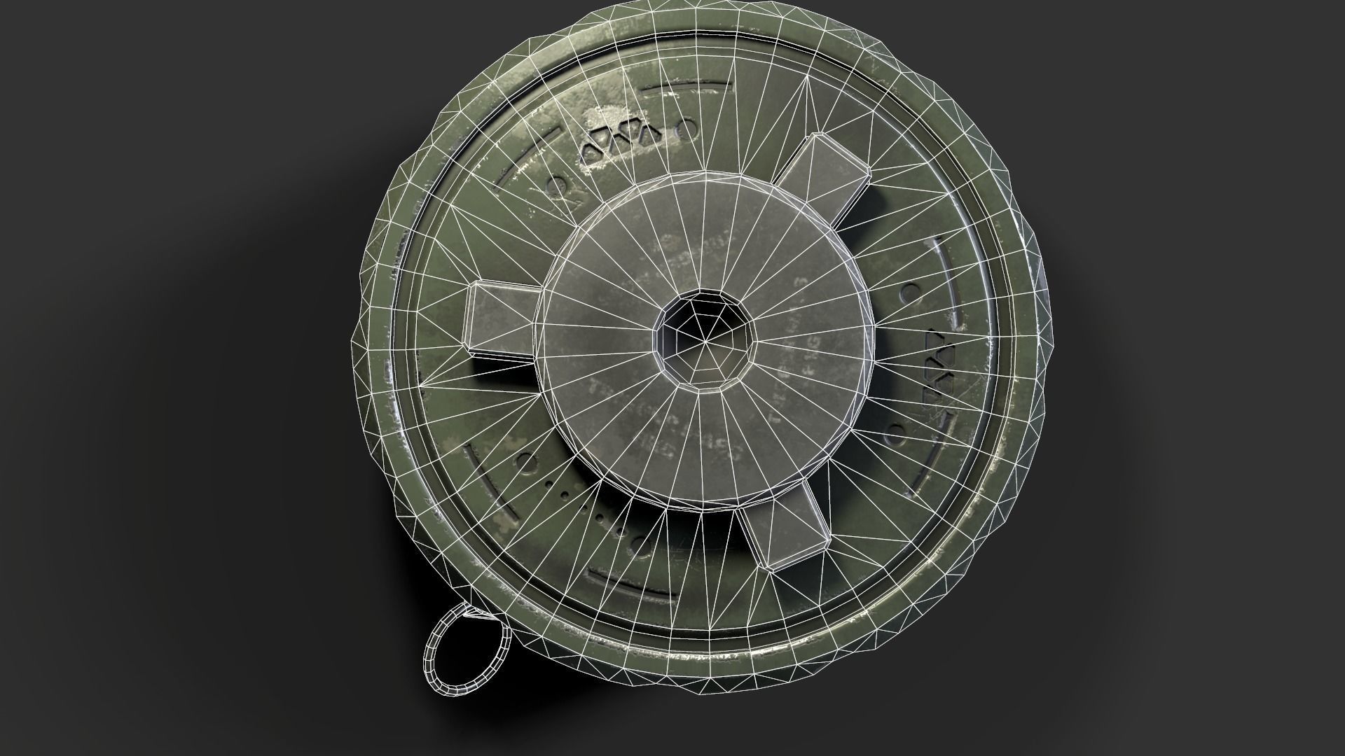 3D model Sci-fi landmine VR / AR / low-poly | CGTrader