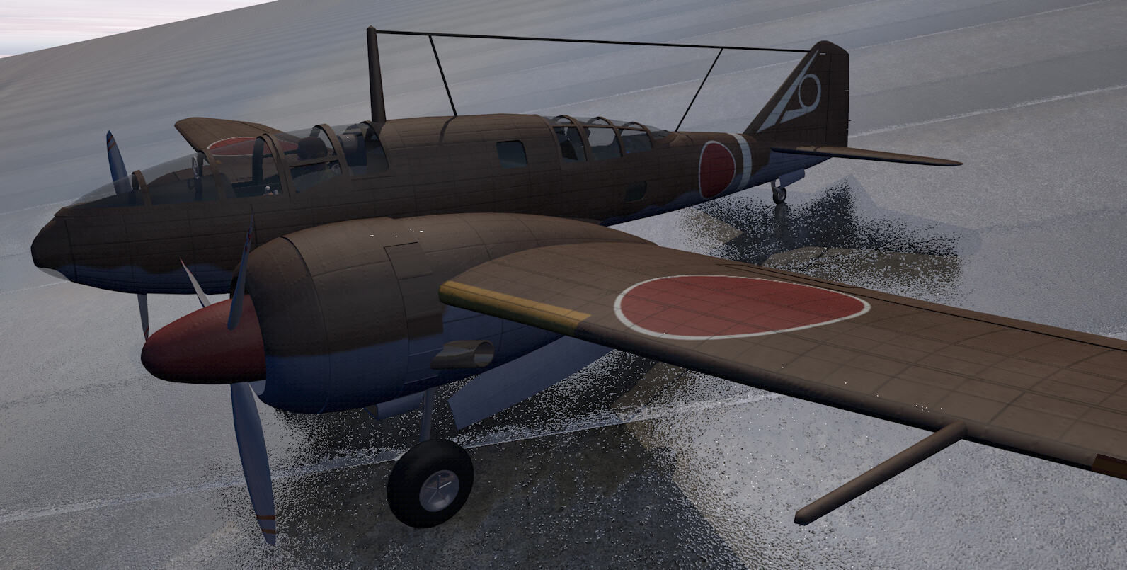 Mitsubishi Ki-46-2 and Ki-46-3 Dinah 3D model | CGTrader