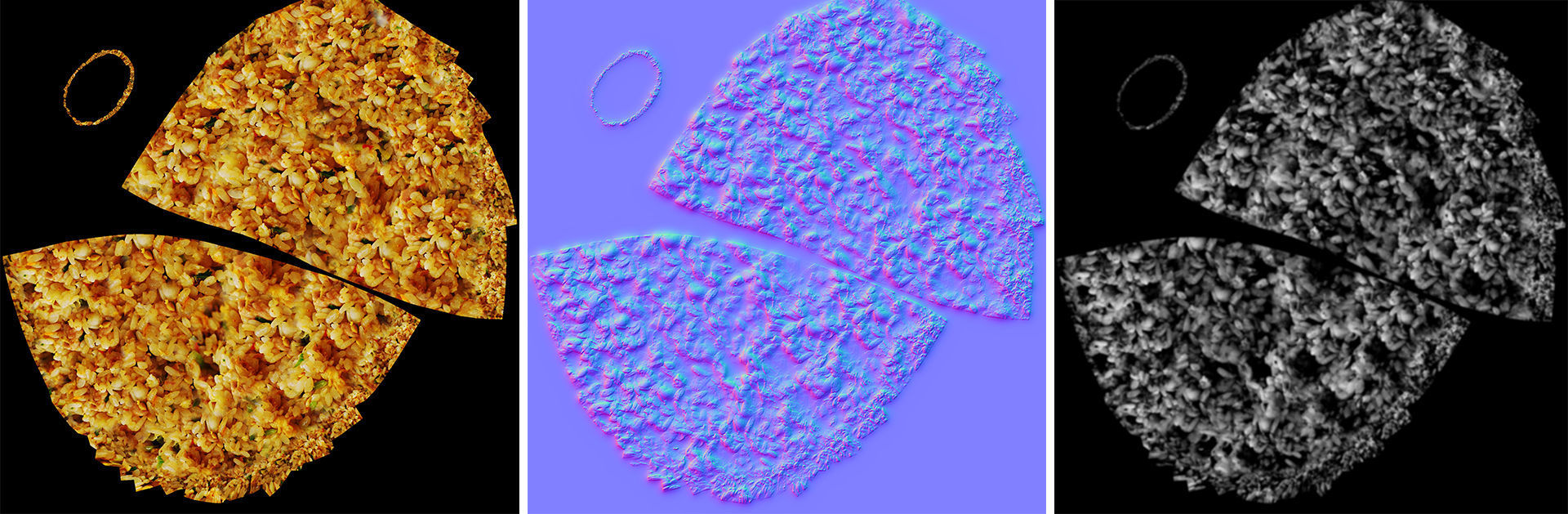 Fried rice 3D model | CGTrader