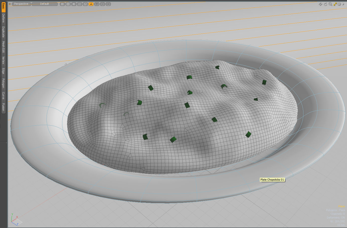 Fried rice 3D model | CGTrader