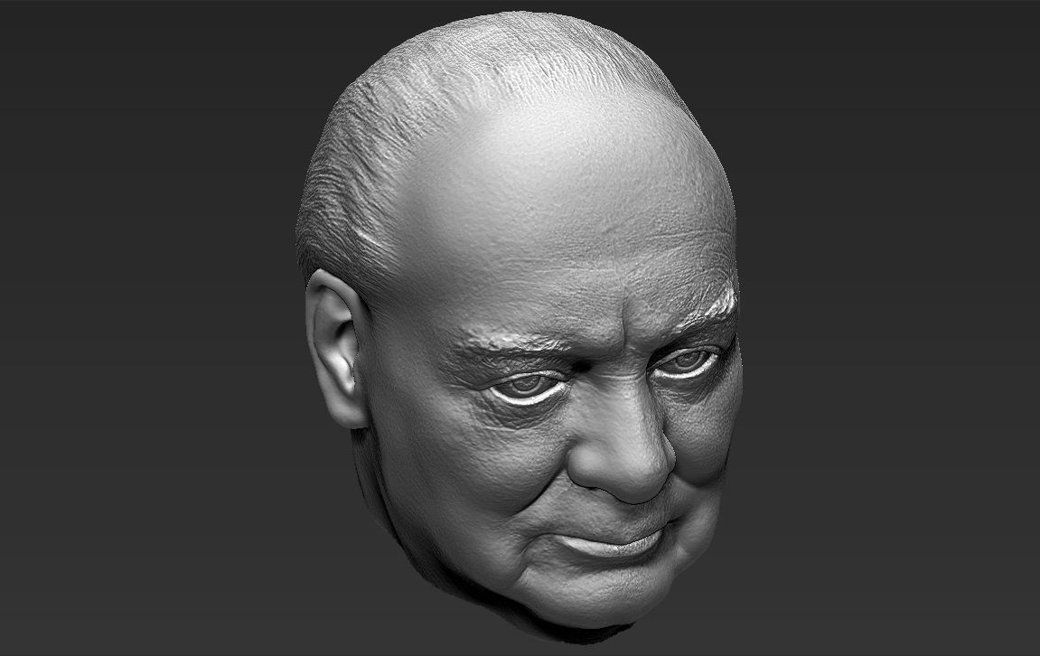 Winston Churchill 3D model | CGTrader