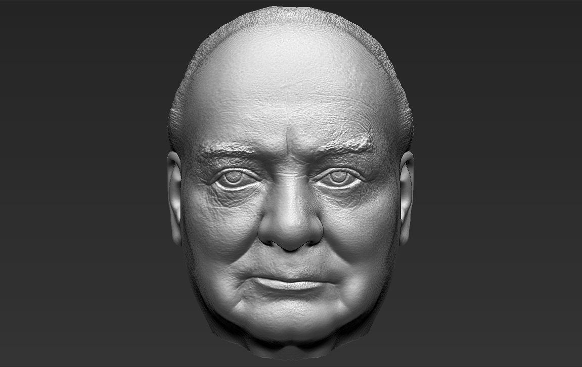 Winston Churchill 3D model | CGTrader