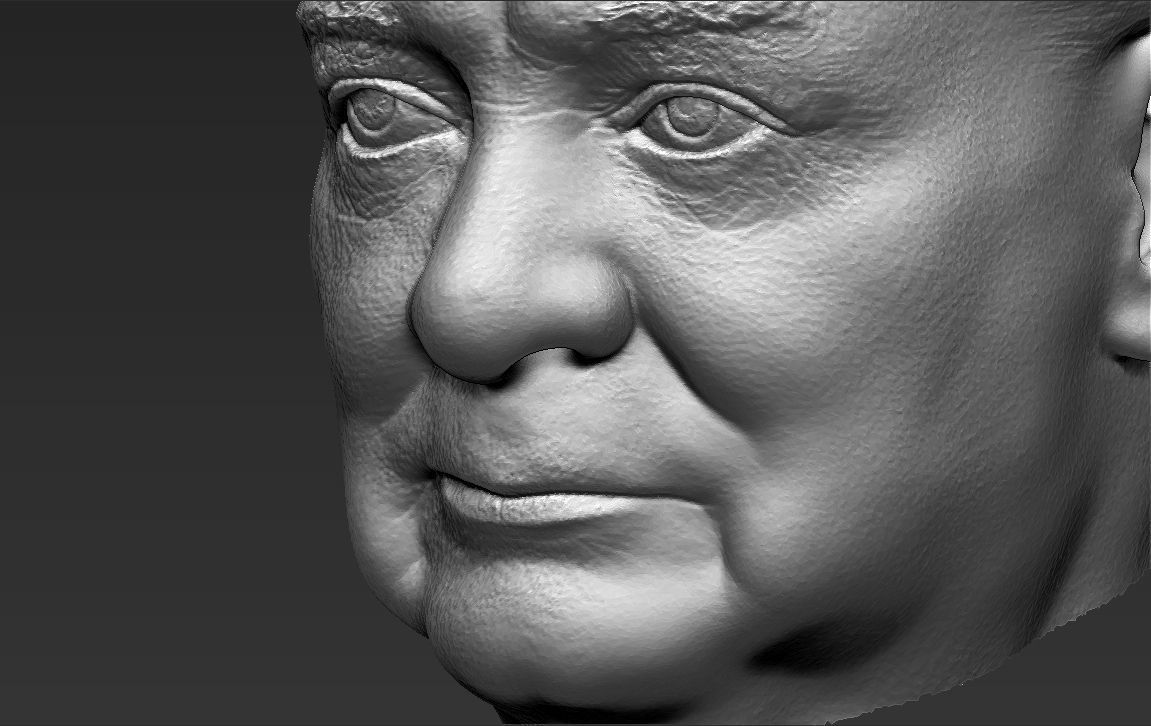 Winston Churchill 3D model | CGTrader