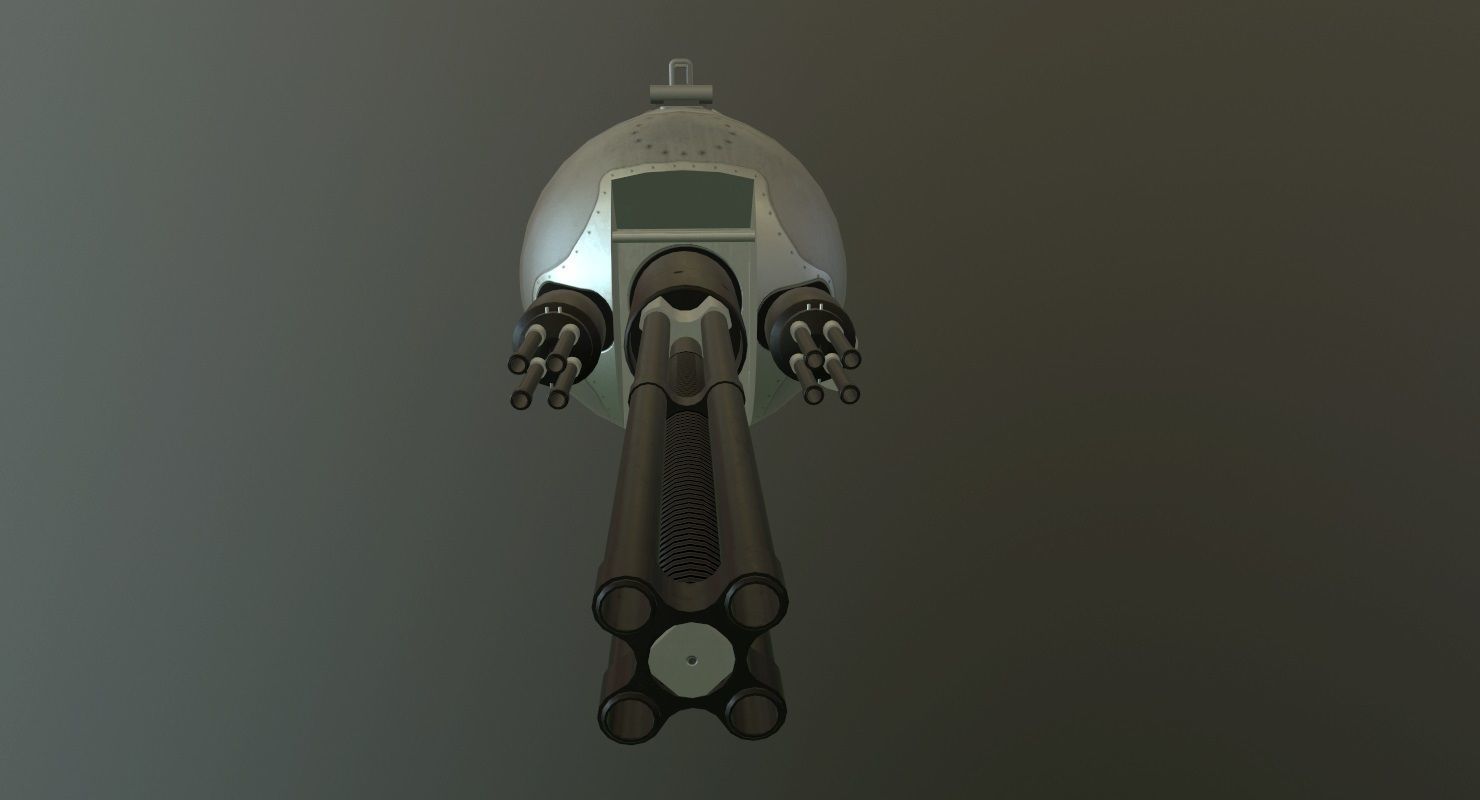 3D model Gun Pod GUV-8700 VR / AR / low-poly | CGTrader