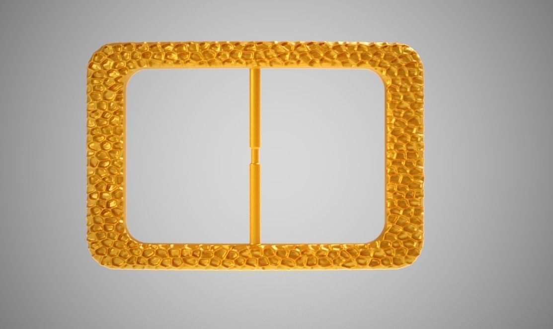 Embossed Buckle 3D model 3D printable | CGTrader