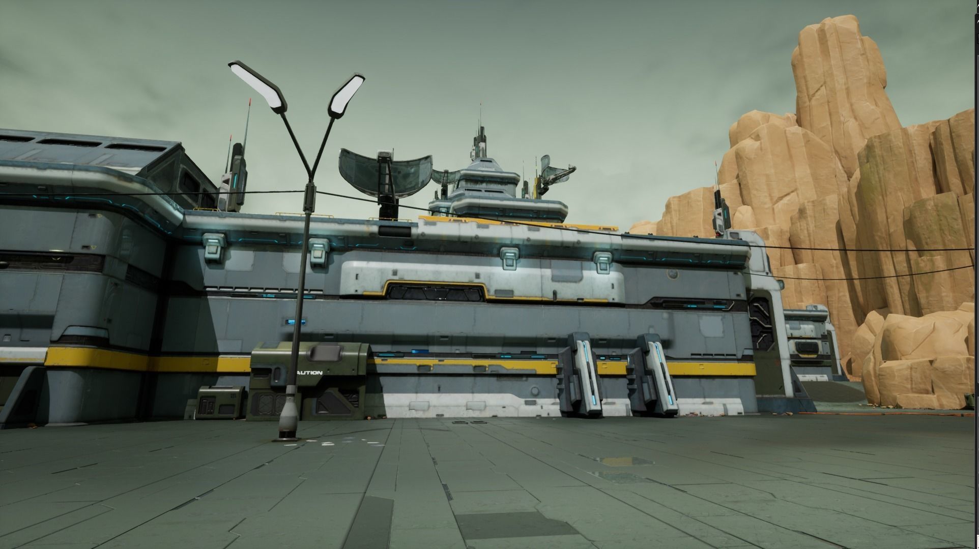 3D model Modular Sci-Fi Hangars Location VR / AR / low-poly | CGTrader