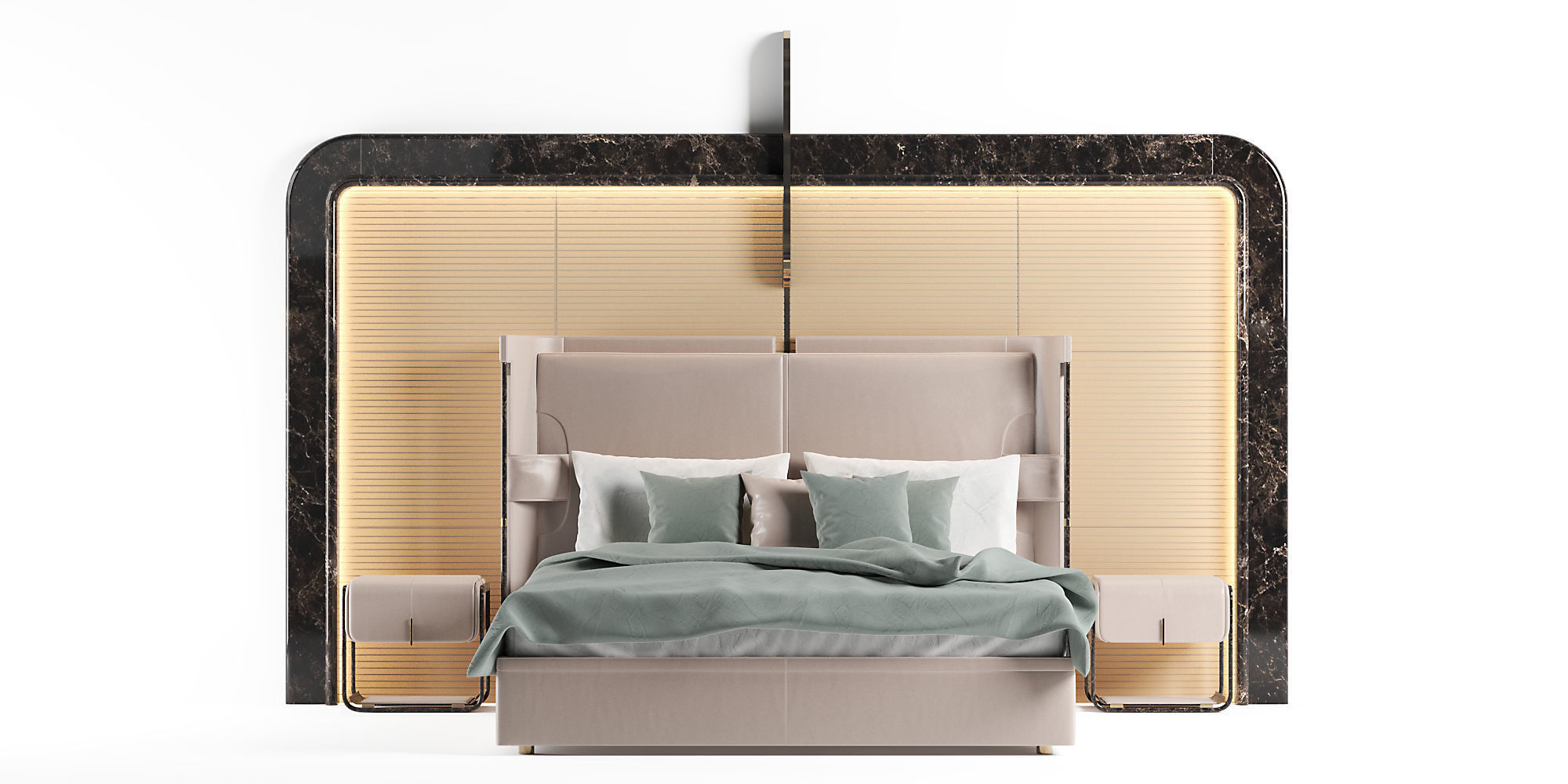 Turri Eclipse Bed 3D model | CGTrader