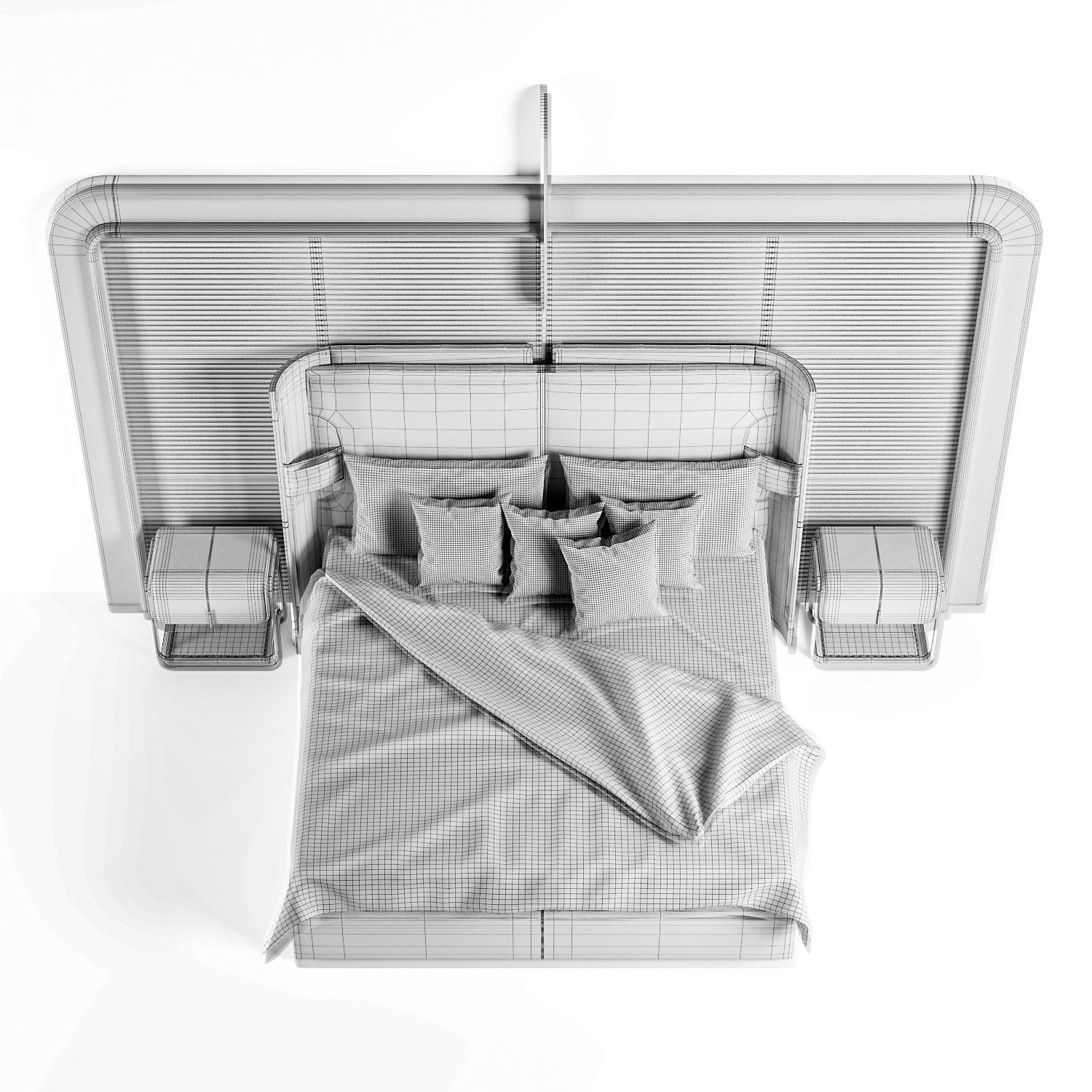 Turri Eclipse Bed 3D model | CGTrader