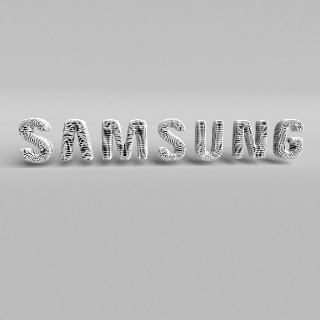 Samsung Logo 01 free VR / AR / low-poly 3D model | CGTrader