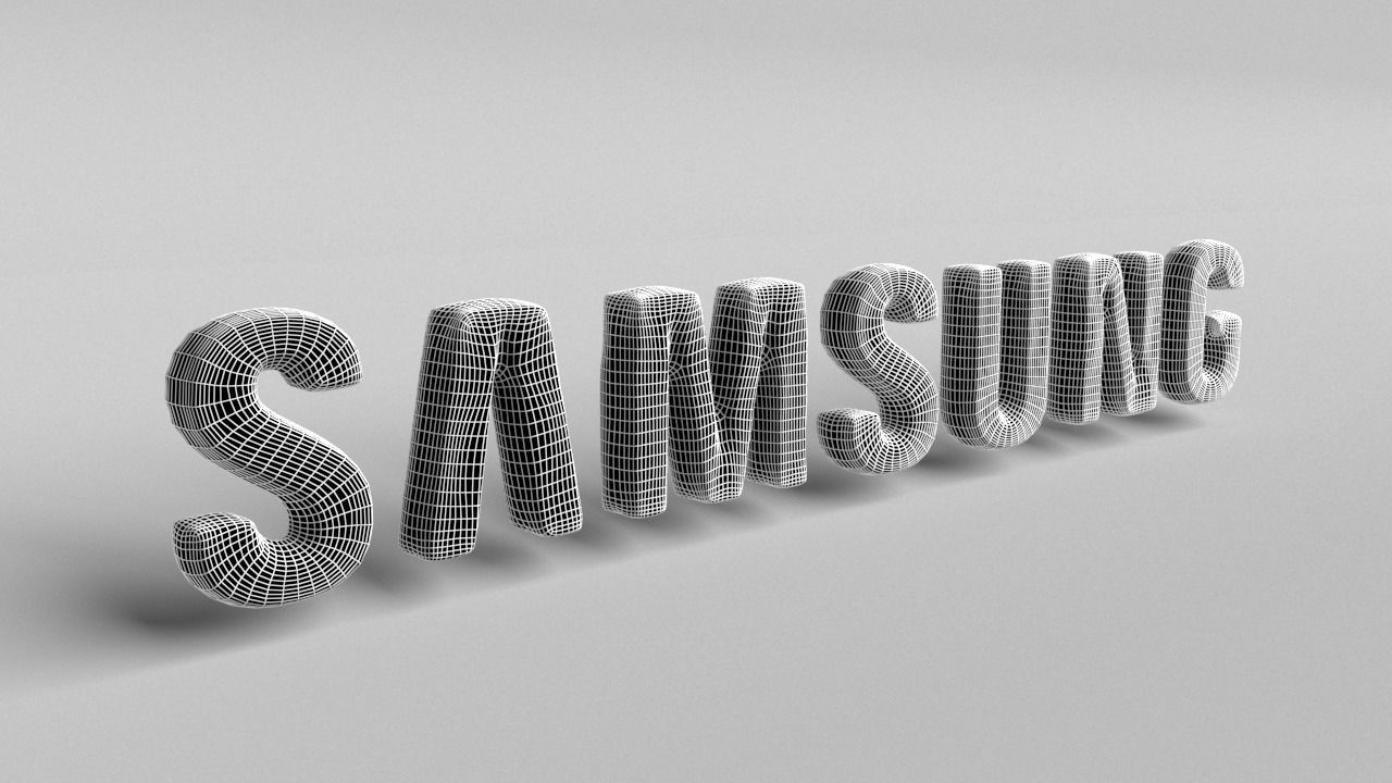 Samsung Logo 01 free VR / AR / low-poly 3D model | CGTrader