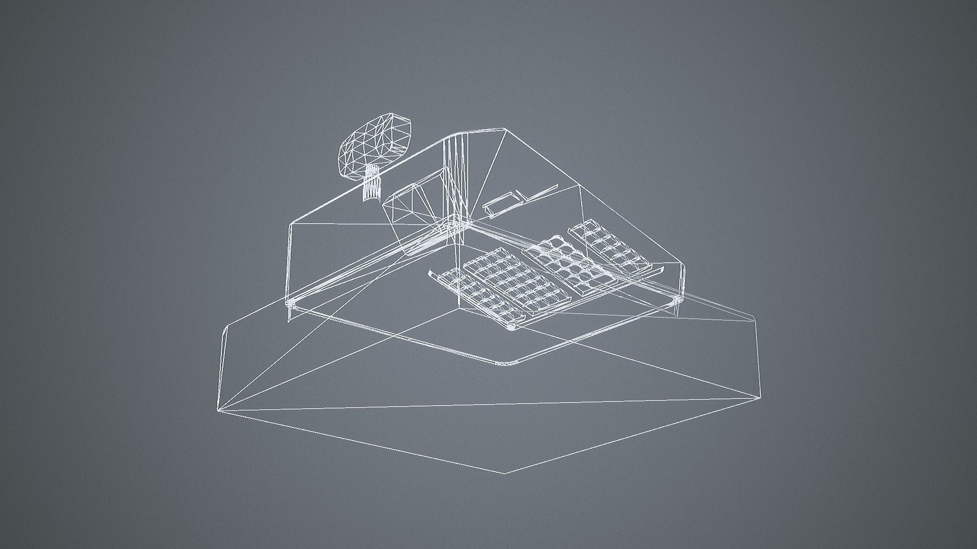 3D model Modern Cash Register VR / AR / low-poly | CGTrader