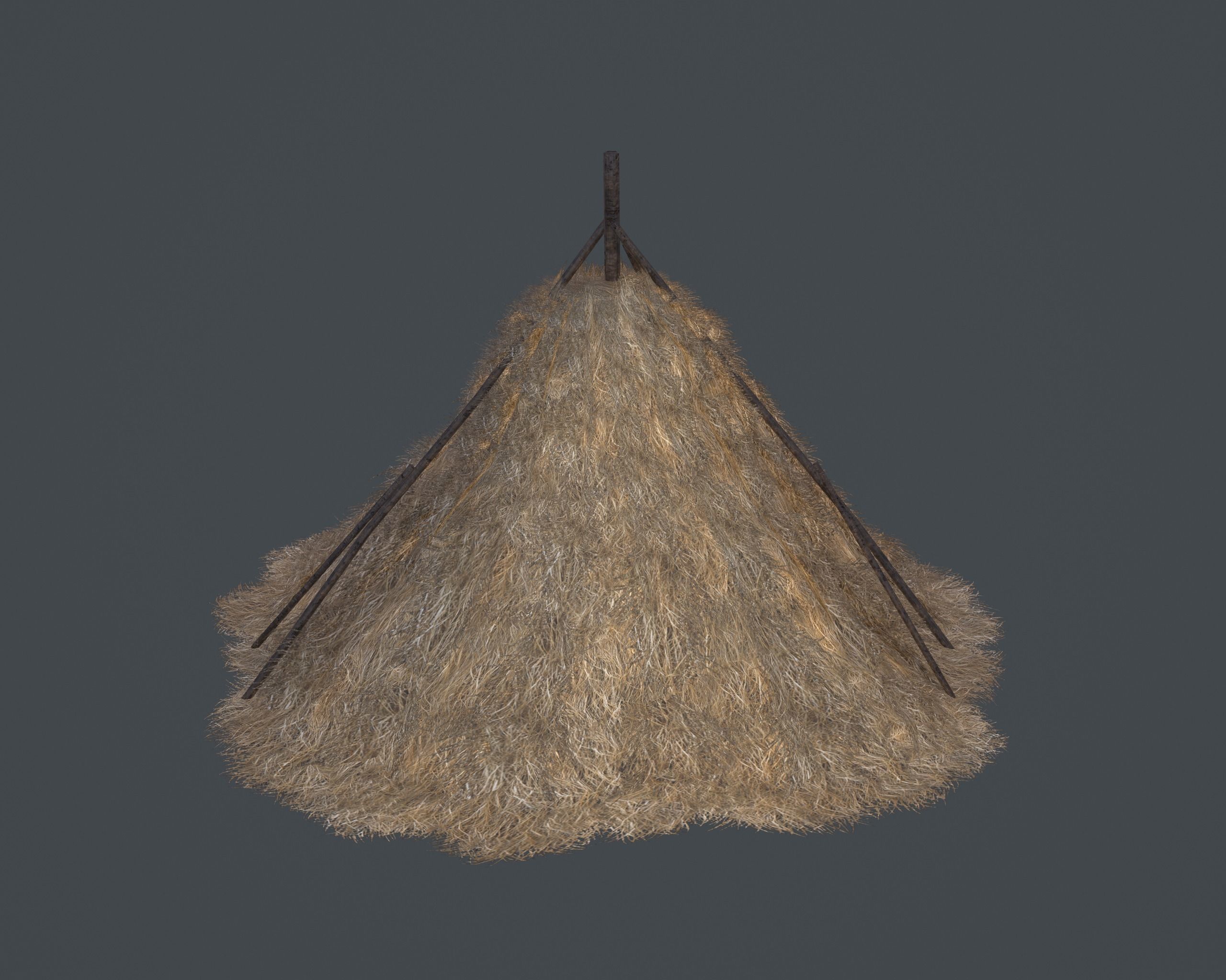 3D model Hay and Haystack Props - PBR and Game Ready VR / AR / low-poly ...