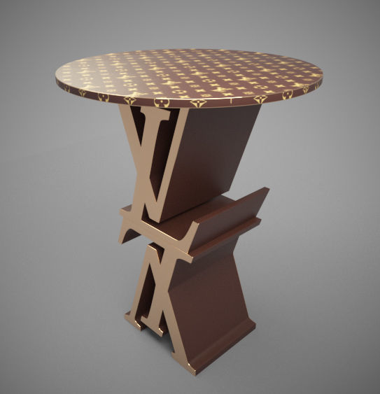 LV TABLE 3D model | CGTrader