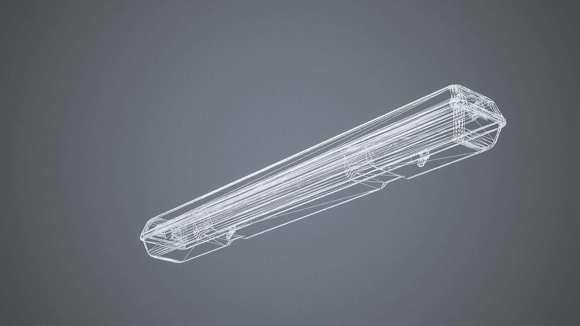 3D model Fluorescent Light Strip VR / AR / low-poly | CGTrader