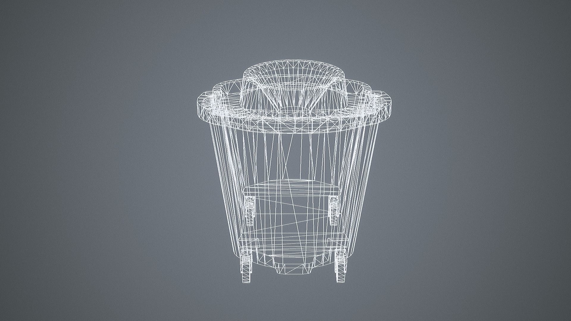 3D model Mop Bucket VR / AR / low-poly | CGTrader