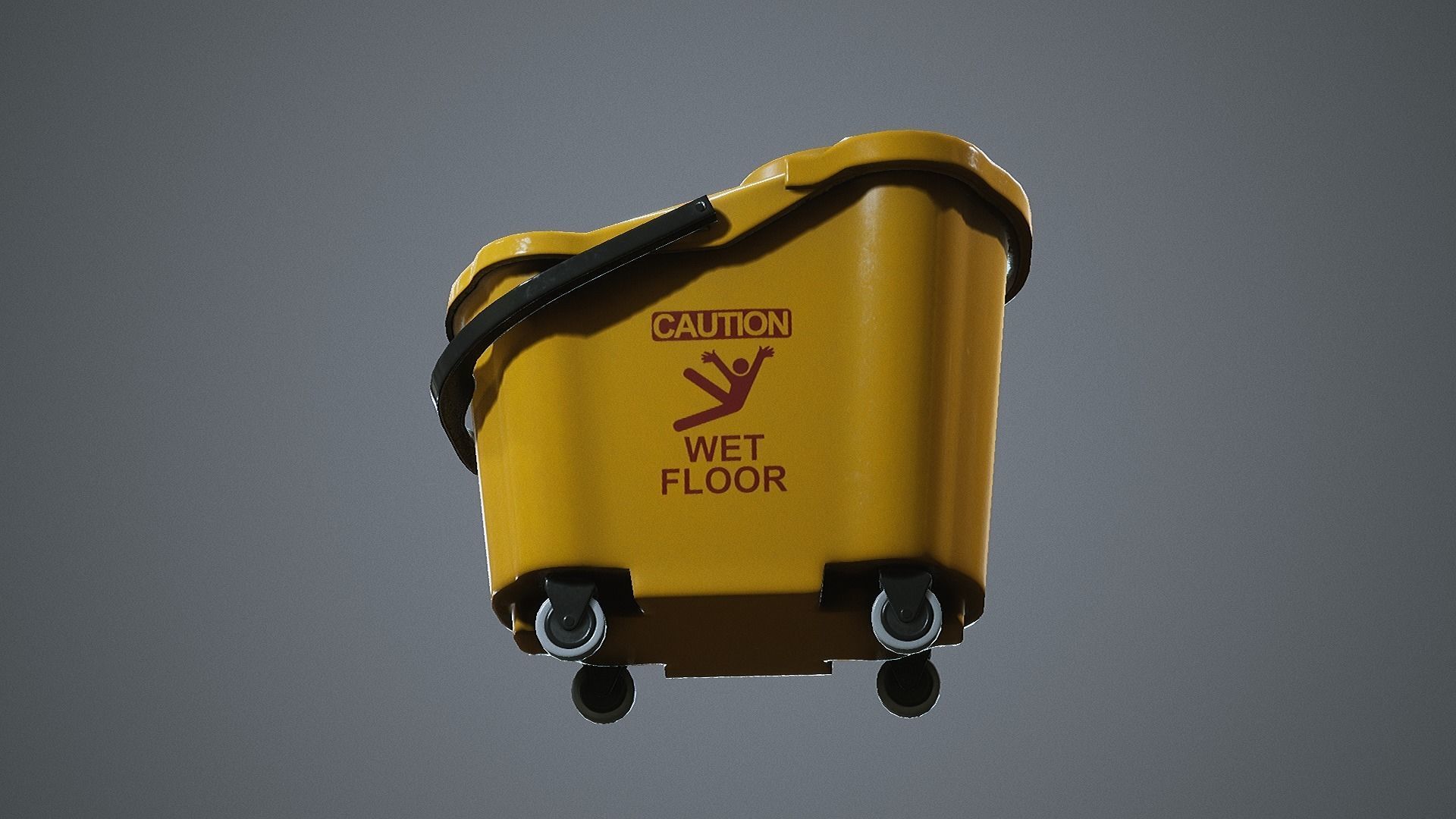 3D model Mop Bucket VR / AR / low-poly | CGTrader
