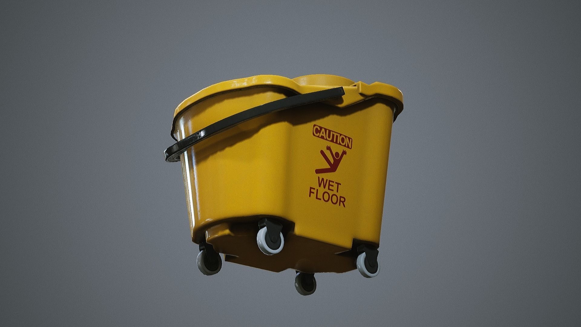 3D model Mop Bucket VR / AR / low-poly | CGTrader