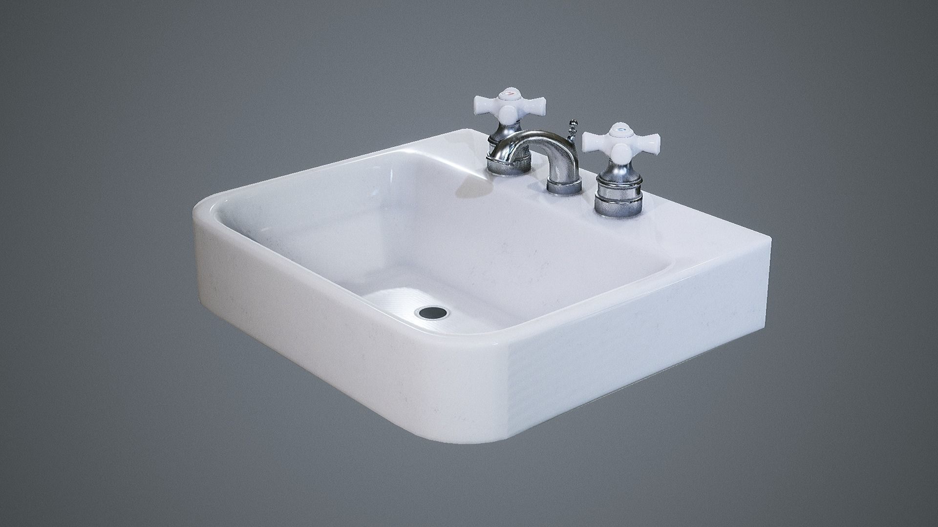 3D model Interior Sink VR / AR / low-poly | CGTrader