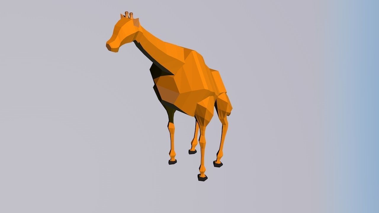 Zarafa animal free 3D model | CGTrader