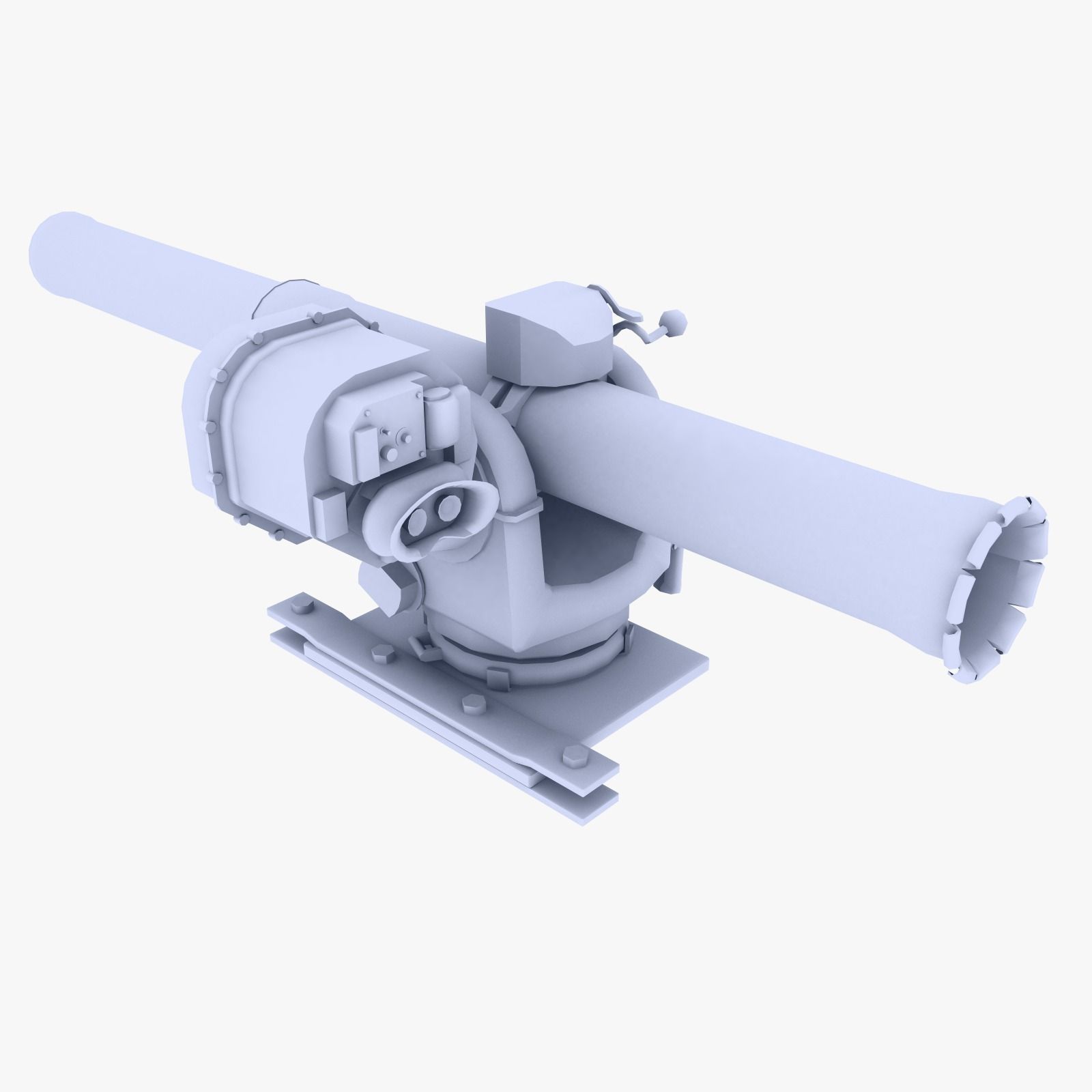3D model Mounted RPG Launcher VR / AR / low-poly | CGTrader