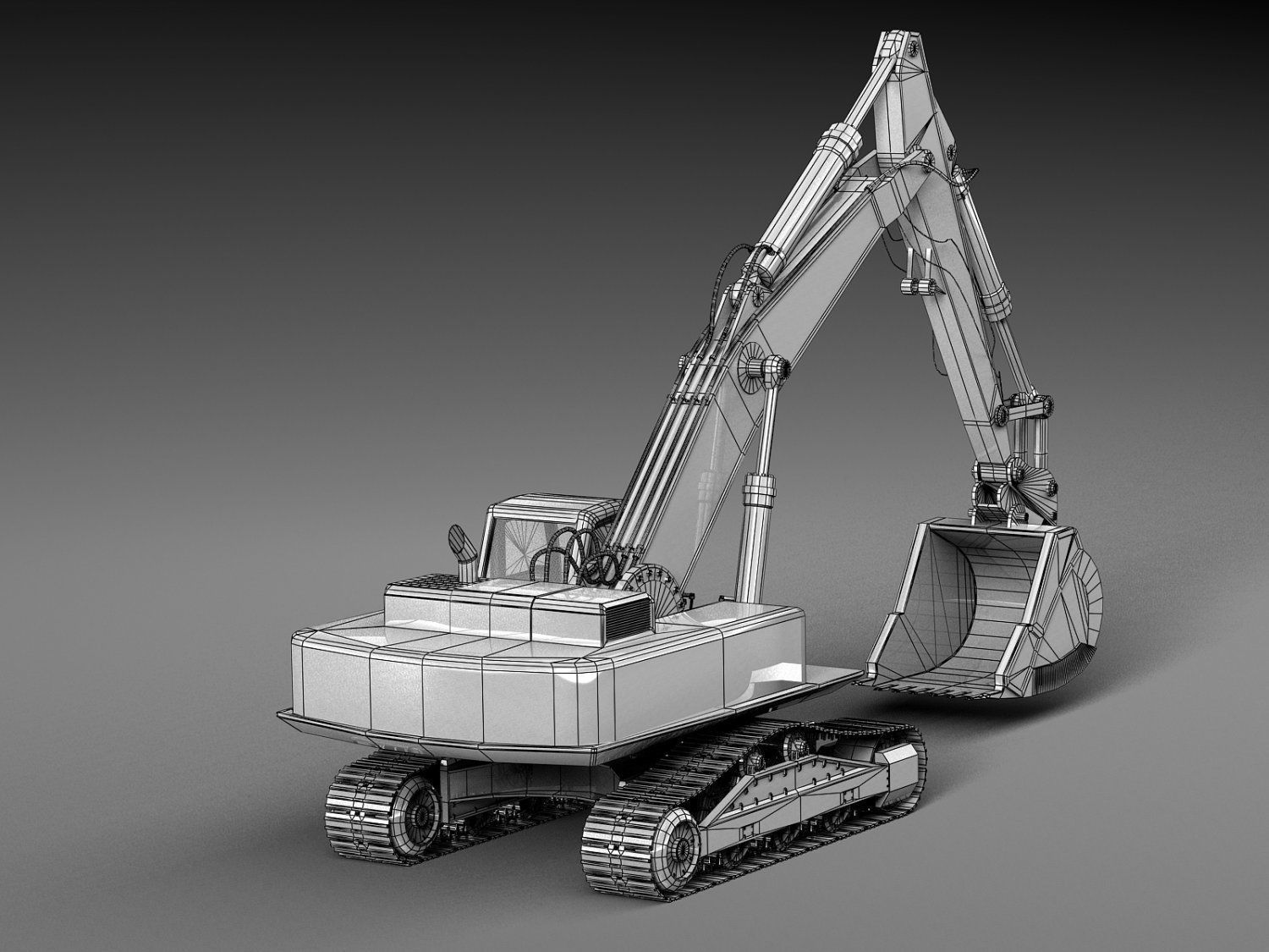 Digger skinned free 3D model | CGTrader
