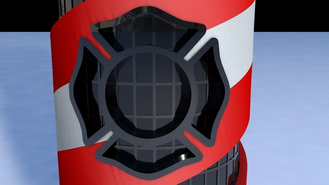Firefighter Department free 3D model | CGTrader