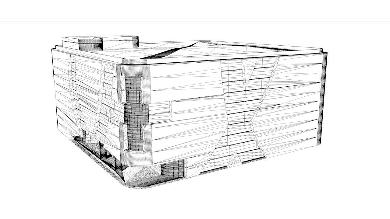 Hospital cube free 3D model | CGTrader